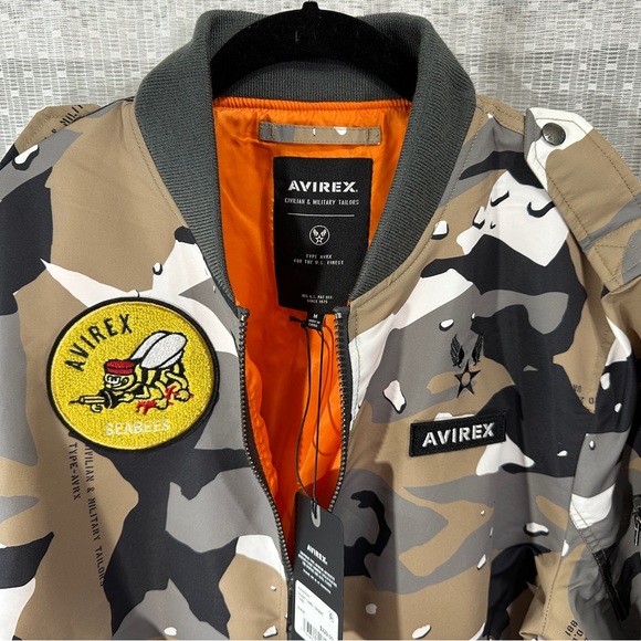 Avirex | Jackets & Coats | Avirex Desert Camo Mens L2b Bomber Hi Speed Low Level Flight Jacket ...